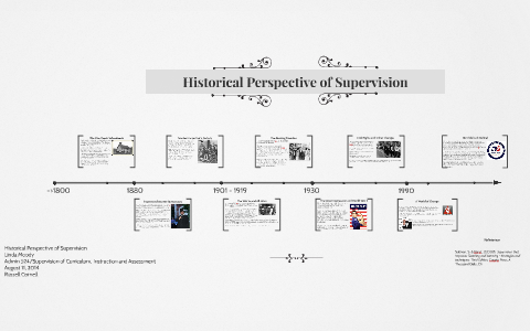 Historical Perspective of Supervision by Linda Moody on Prezi