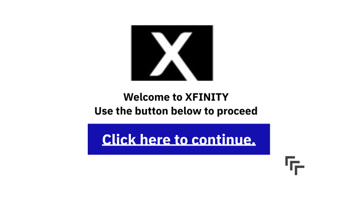 Used the present button to proceed. Important message from xfinity by ...