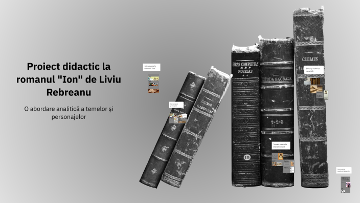 Proiect didactic la romanul "Ion" de Liviu Rebreanu by Maria Dancuta on ...