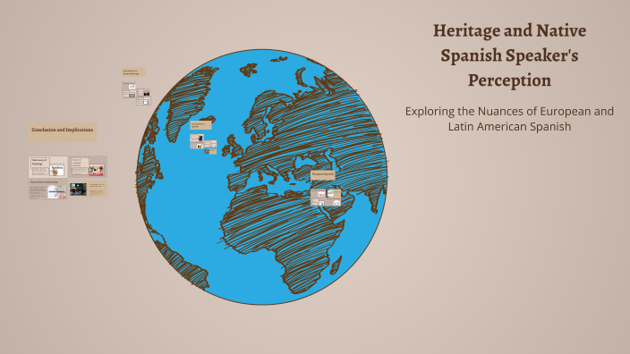 Heritage and Native Spanish Speaker's Perception by Cyndi Santillán on ...