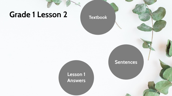 Grade 1 Lesson 2 by Cara Winfield on Prezi