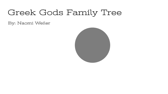 The Gods Family Tree by Naomi Weiler on Prezi