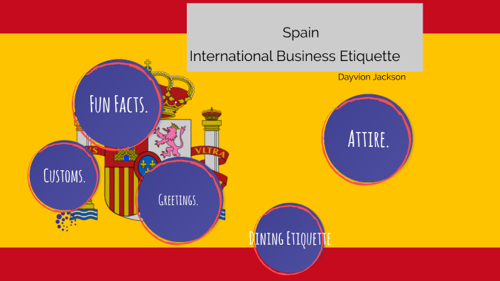 Spain Business Etiquette by Dayvion Jackson on Prezi