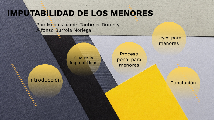 La imputabilidad de los menores by Madai Tautimer on Prezi