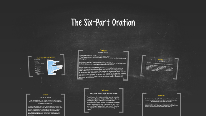 The Six-Part Oration by Leah Rigby on Prezi
