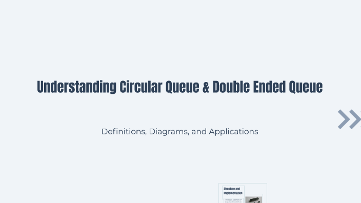 Understanding Circular Queue & Double Ended Queue by DEEPAK T VINOD ...