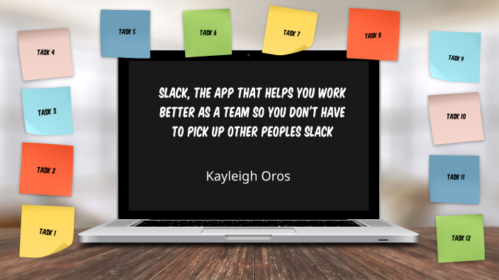 "SLACK" the App that helps you work better as a team so you don't have ...