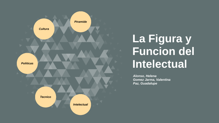 La figura y funcion del intelectual by Guada Paz on Prezi