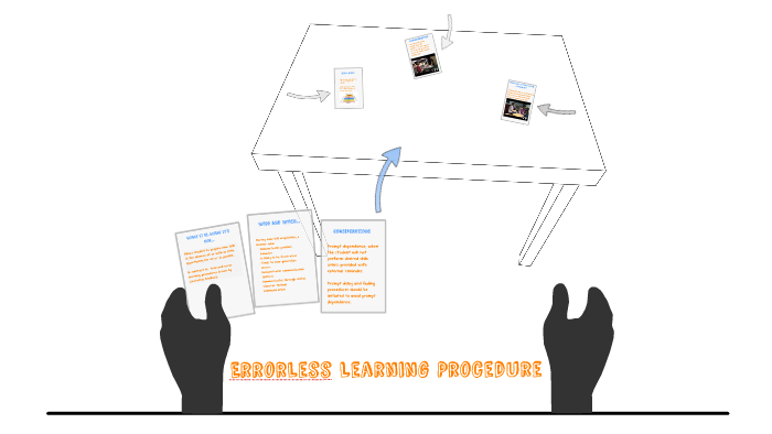 Errorless Learning Procedure by Elizabeth Garner on Prezi