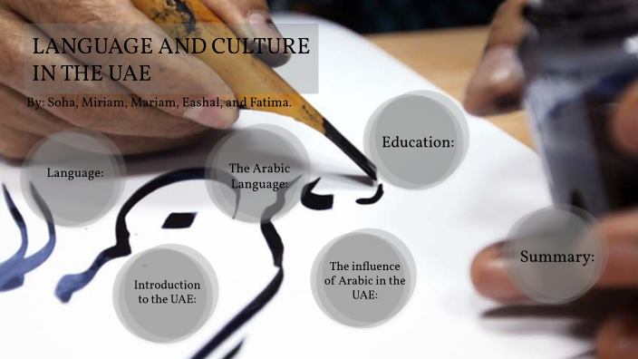 LANGUAGE AND CULTURE IN THE UAE by Miriam Rafhi on Prezi