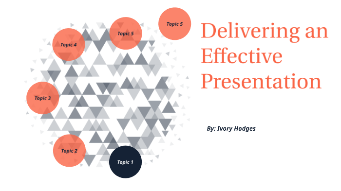 Delivering an Effective Presentation by Ivory Hodges on Prezi