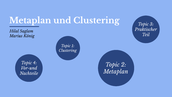 Metaplan und Clustering by Hilal Saglam on Prezi