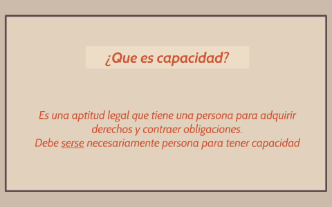 ¿Que es capacidad? by Gisvel Rosendo