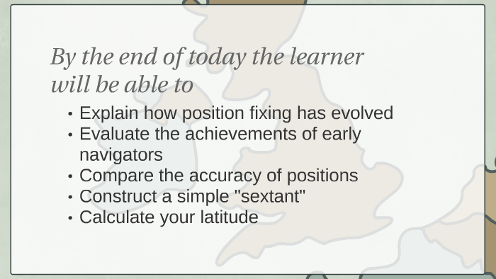Evolution of Navigation by Stuart Morrison on Prezi