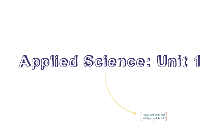 Applied Science: Unit 1 by John H on Prezi