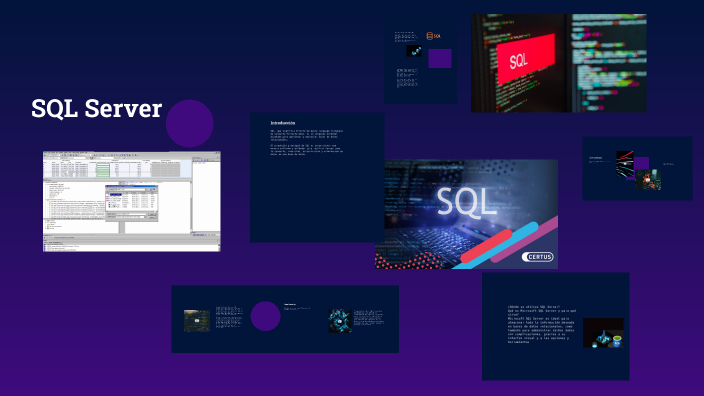 SQL Server by Anthony Lux on Prezi