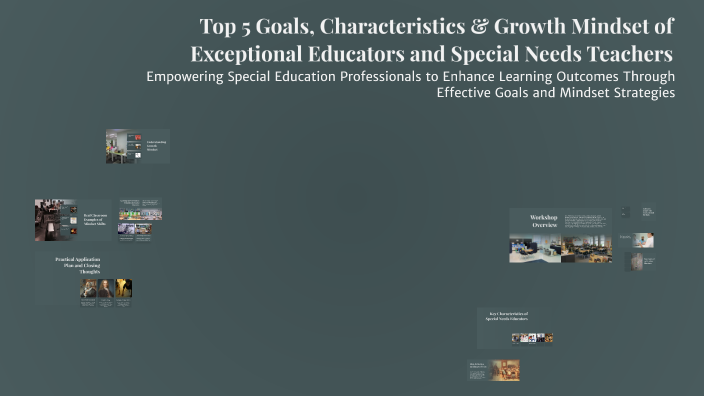 Top 5 Goals, Characteristics & Growth Mindset of Exceptional Educators ...