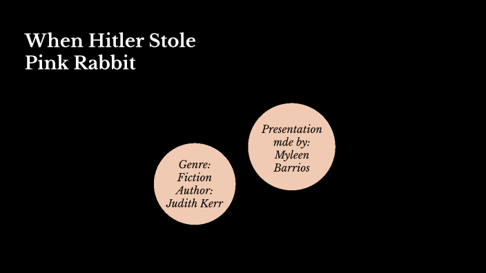 When Hitler Stole Pink Rabbit by Myleen Barrios on Prezi