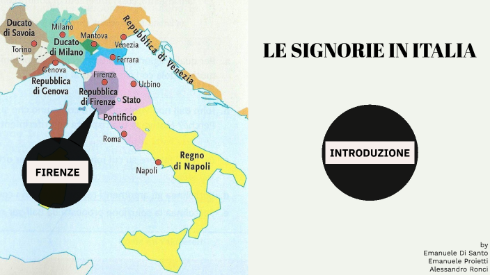 FORMAZIONE DELLE SIGNORIE E DELLE MONARCHIE IN ITALIA by Emanuele Di ...