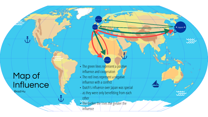 Annotated Map of Influence by Brad Hu on Prezi