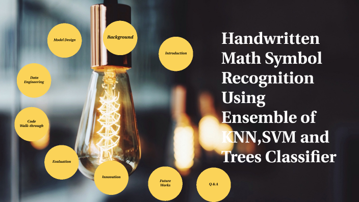 Handwritten Math Symbol Recognition Using Ensemble of KNN,SVM and Trees ...