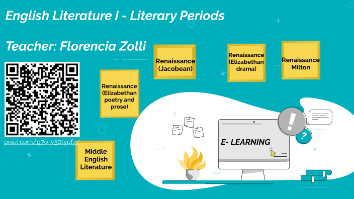 English Literary Periods: Middle English and Renaissance by Florencia ...