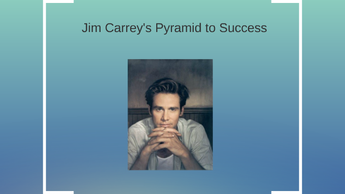 Jim Carrey; Pyramid to Success by Dante newell on Prezi