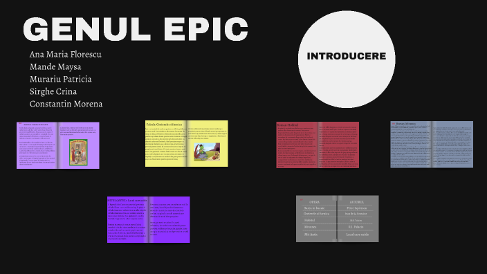genul epic by Florescu Ana-Maria on Prezi
