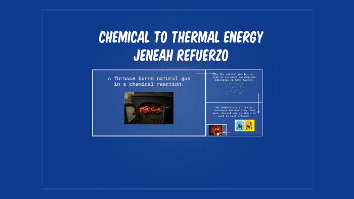 A furnace burns natural gas in a chemical reaction. by Kirana Refuerzo ...