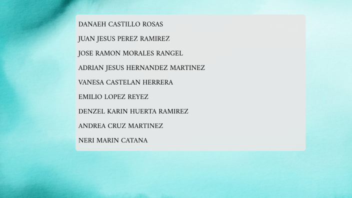 DANAEH CASTILLO ROSAS JUAN JESUS PEREZ RAMIREZ JOSE RAMON MORALES ...
