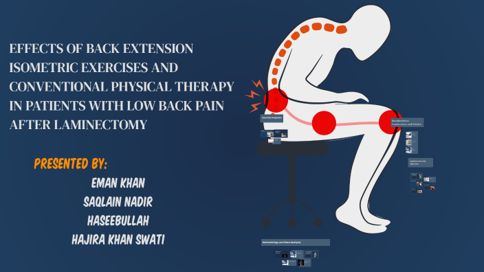 Effects of Back Extension Isometric Exercises and Conventional Physical ...