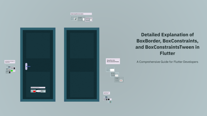 Detailed Explanation of BoxBorder, BoxConstraints, and BoxConstraintsTween in Flutter by Ragchaa ...