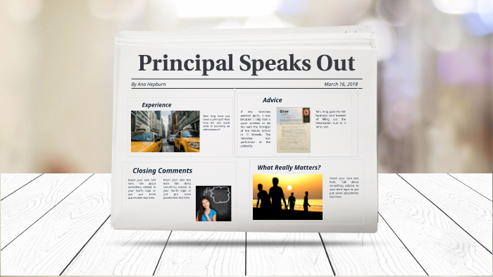 School Administrator Interview by Ana Hepburn on Prezi