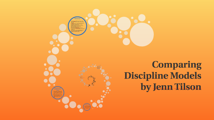 Comparing Discipline Models by Jenn Tilson on Prezi