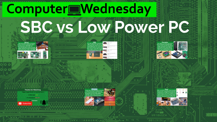 SBC vs Low Power PC by Anupam Vipul on Prezi