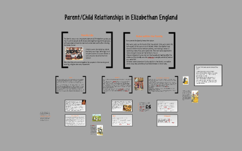 Parent/Child Relationships in Elizabethan England by Bert Jones on Prezi