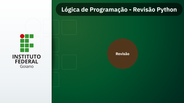 Python - Revisão by Fabiano de Paula on Prezi