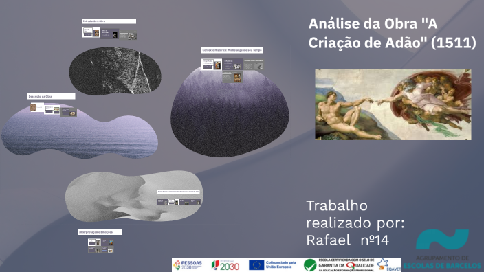 A Criação de Adão: Uma Obra de Arte de Michelangelo by Rafael Fernandes ...