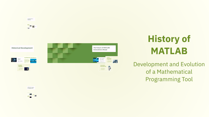 History of MATLAB by ahmad Kamil on Prezi