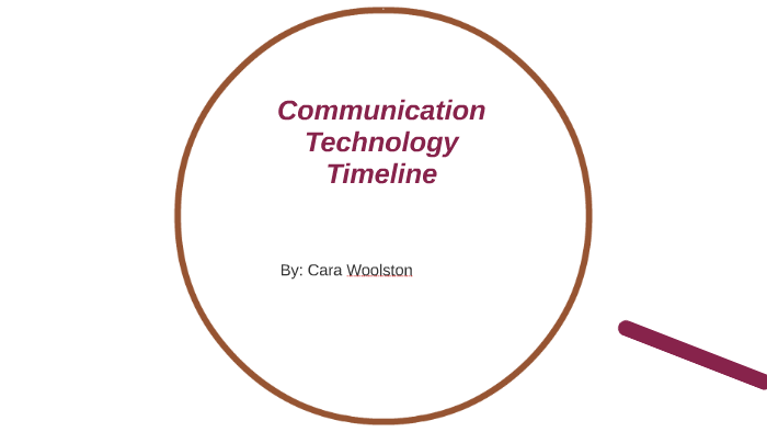 Communication Technology Timeline by Cara Woolston on Prezi
