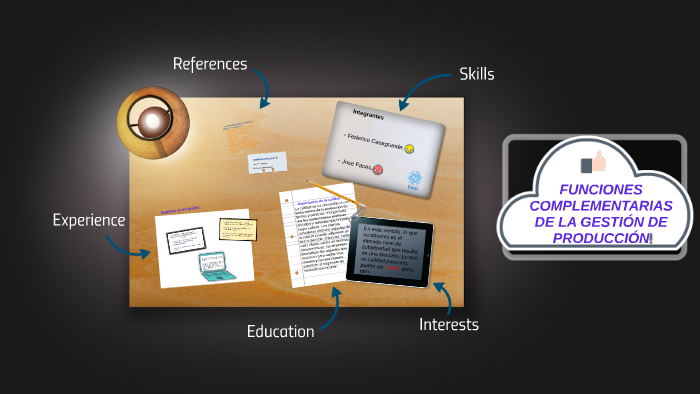 FUNCIONES COMPLEMENTARIAS DE LA GESTIÓN DE PRODUCCIÓN by Elsa Pasquini on Prezi