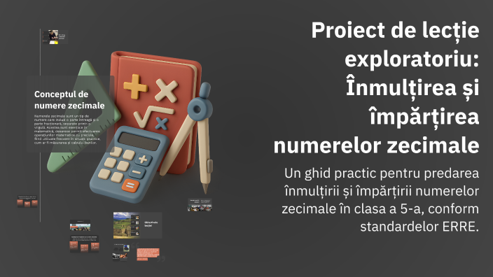 Proiect de lecție exploratoriu: Înmulțirea și împărțirea numerelor ...