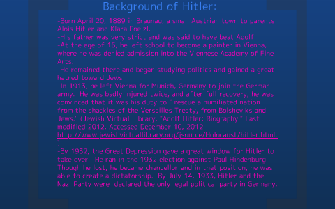 Germany and Hitler: the Origin and Developments of Authoritarian and ...