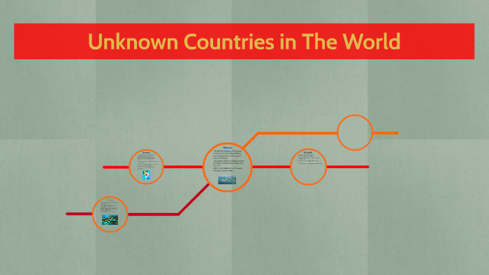 Unknown Countries in The World by mael mael on Prezi
