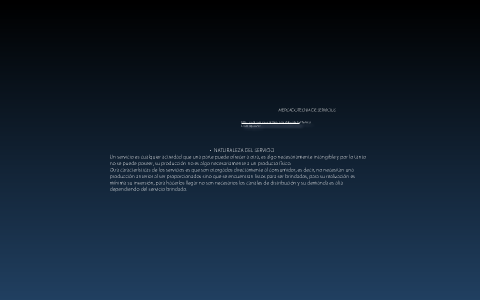 Mercadotecnia De Servicios by Lenin Velasco on Prezi