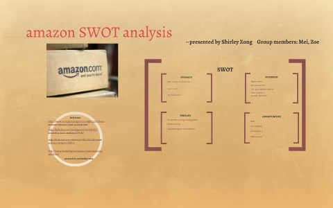 amazon SWOT analysis by Shiyue Zong on Prezi