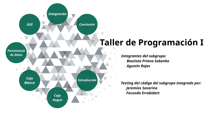 Taller de Programacion by agustin rojas on Prezi