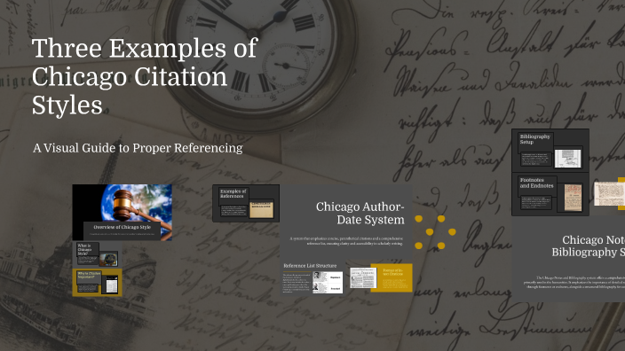 Three Examples of Chicago Citation Styles by moi bitton on Prezi