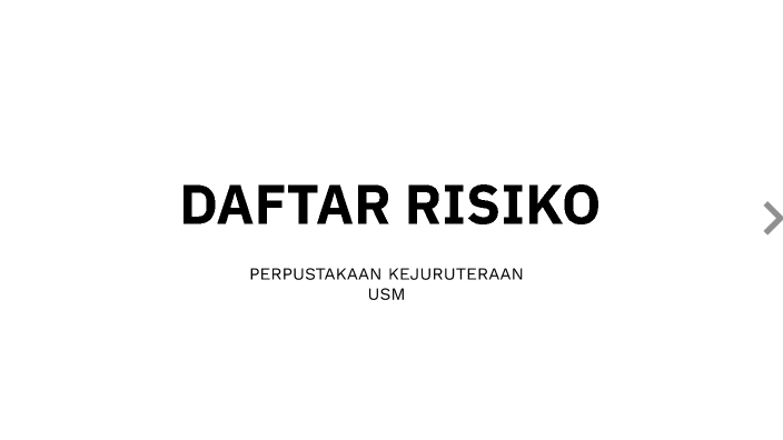 DAFTAR RISIKO 2024 by Noor Anisah Khadiri on Prezi