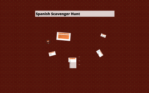 Spanish Scavenger Hunt by Sarah Bear